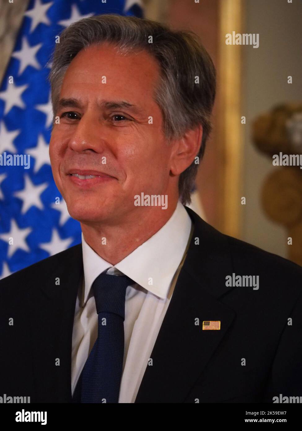 Lima, Peru, 06/10/2022, US-Außenminister Antony Blinken während seines offiziellen Besuches in ...