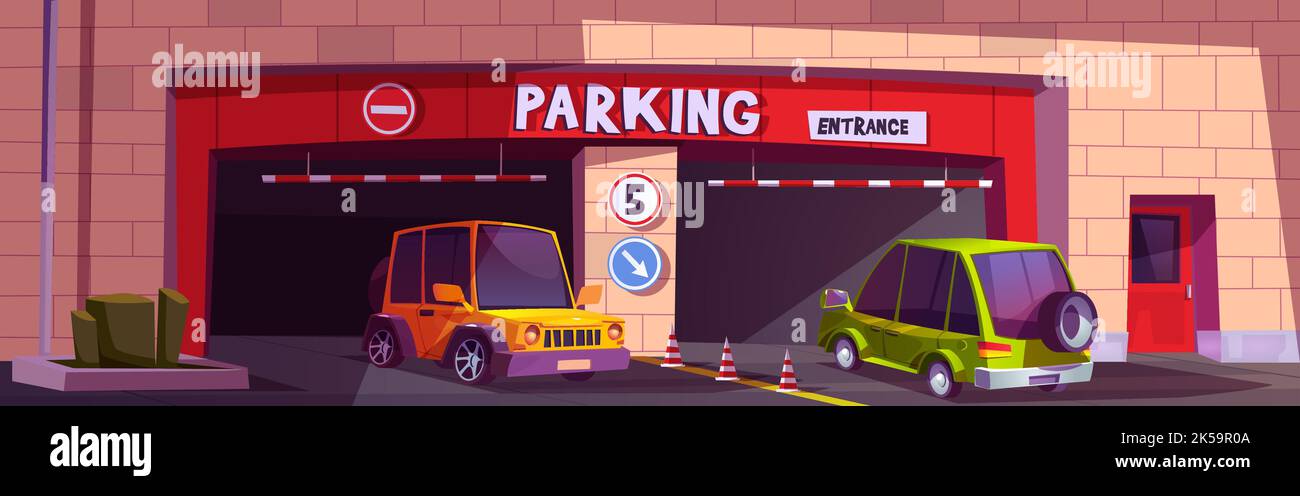 Tiefgarage cartoon -Fotos und -Bildmaterial in hoher Auflösung – Alamy