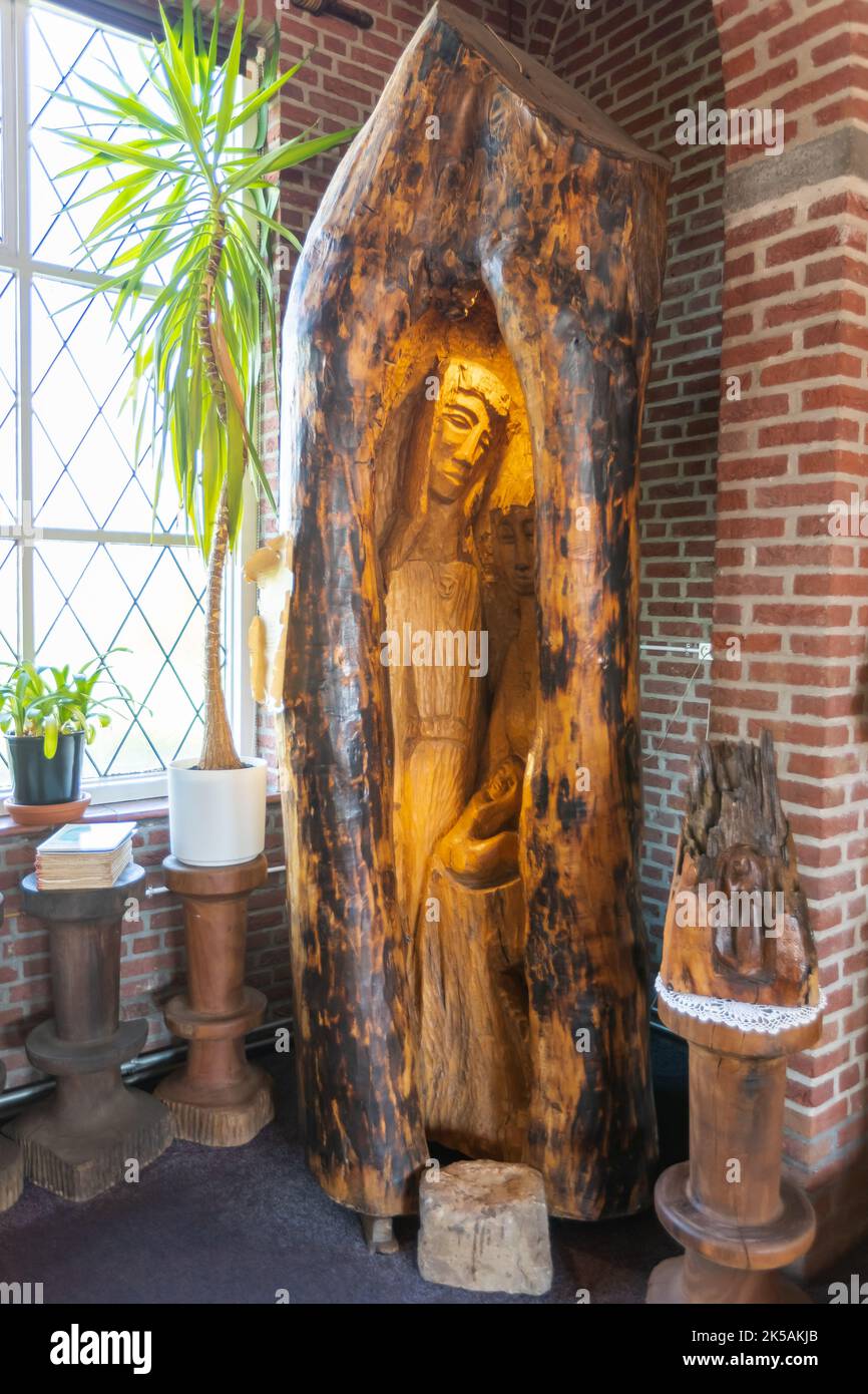 Die Heilige Barbara (Heilige Barbara) katholische Kirche in Breskens, Holländisch-Flandern ...