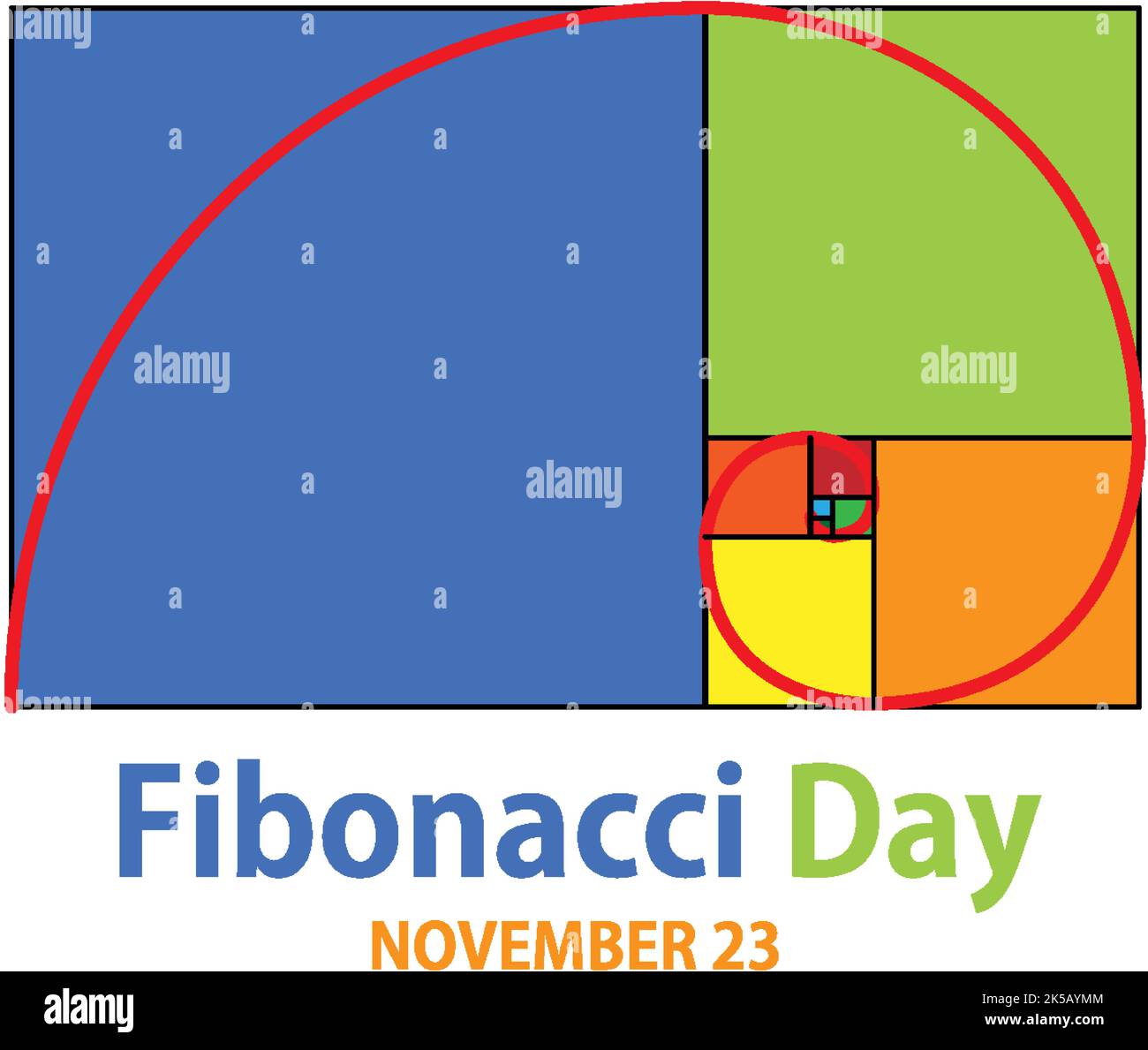 Fibonacci bild Stock-Vektorgrafiken kaufen - Alamy