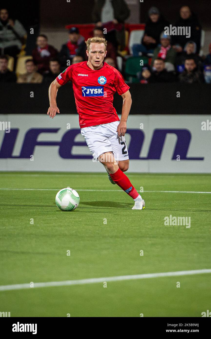 Silkeborg, Dänemark. 06. Oktober 2022. Anders Klynge (21) aus Silkeborg ... Silkeborg, Dänemark. 06. Oktober 2022. Anders Klynge (21) aus Silkeborg ...