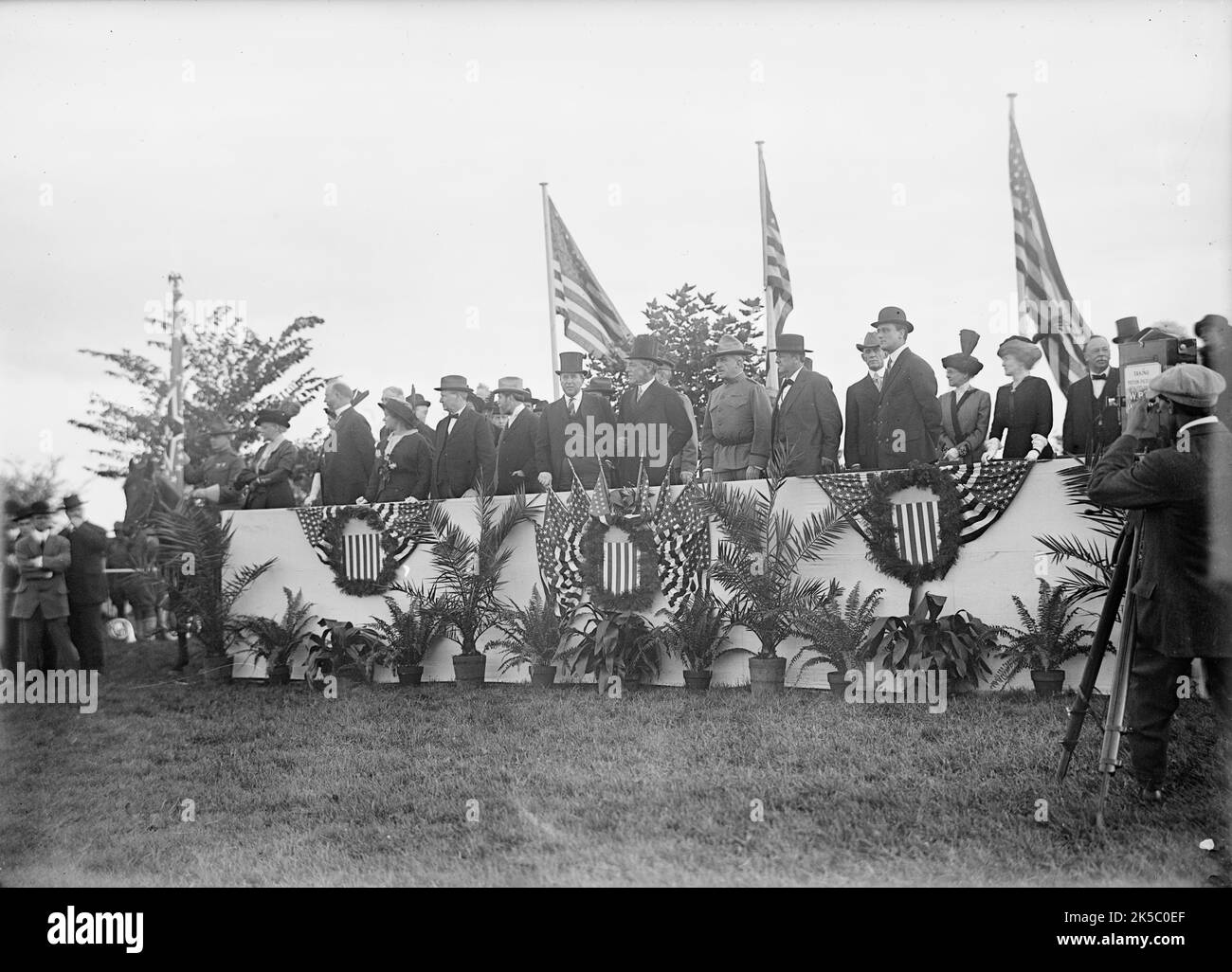 Kavallerie Review von Präsident Wilson, Washington, DC, 1913. In der ...