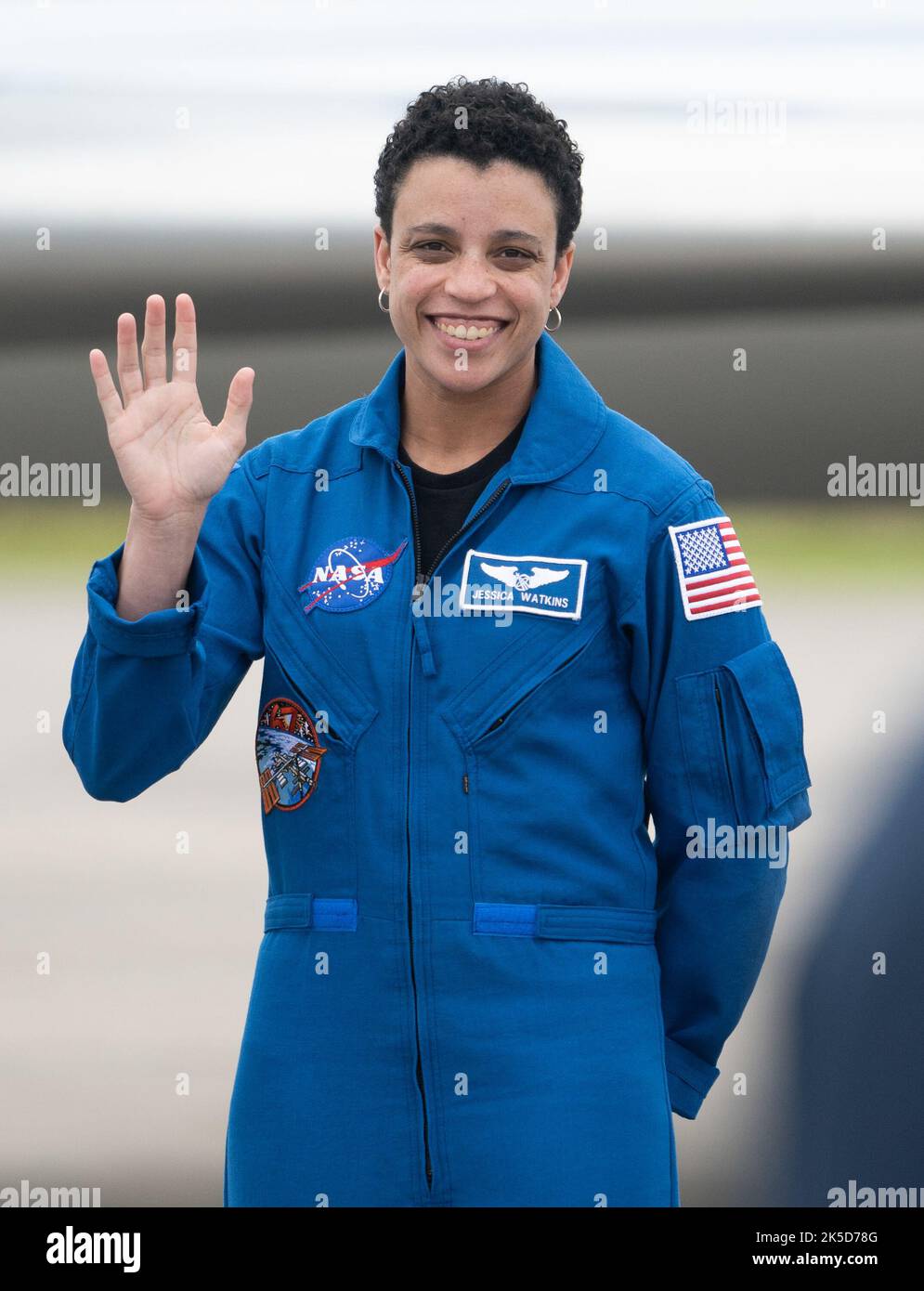 Die NASA-Astronautin Jessica Watkins wird vor der Crew-4-Mission von ...