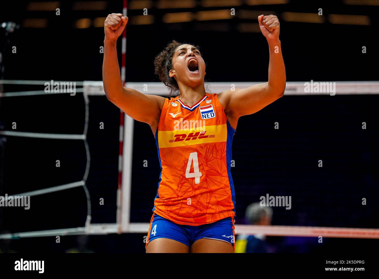 ROTTERDAM, NIEDERLANDE – 7. OKTOBER: Celeste Plak aus den Niederlanden ...