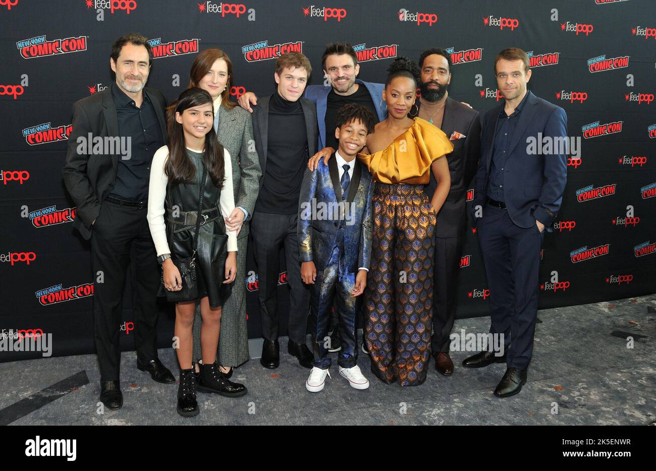 New York, USA. 07. Oktober 2022. Die Besetzung und der leitende ...