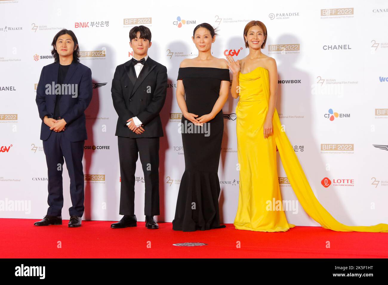 Oct 5, 2022-Busan, South Korea-(von links) GA Seong Mun, Choi Min Yeong ...