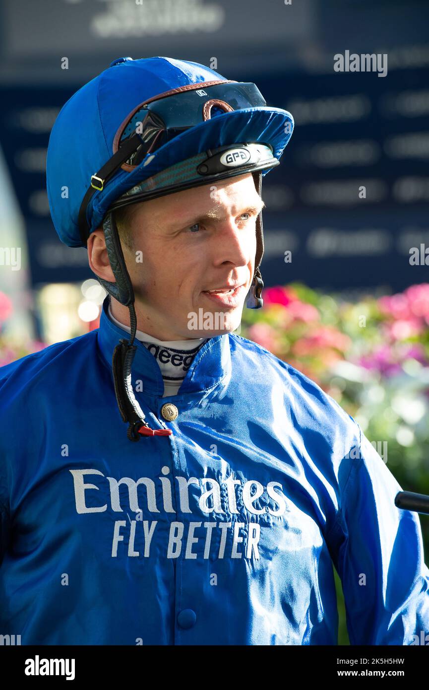 Ascot, Bergen, Großbritannien. 8.. Oktober 2022. Horse Soft Whisper ...