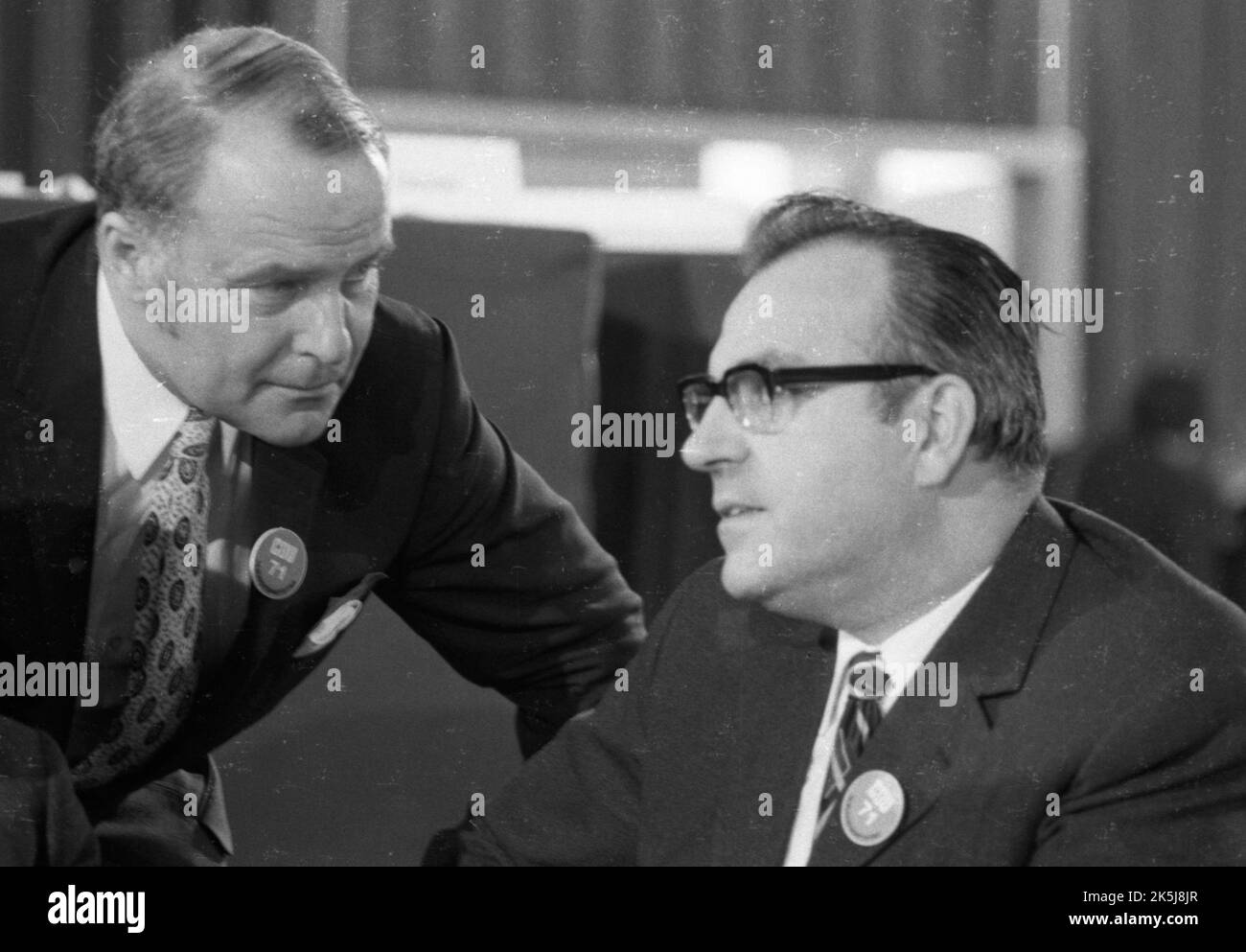 Der Parteitag der Christlich Demokratischen Union Deutschlands (CDU) 18. fand am 25. Januar 1971 ...