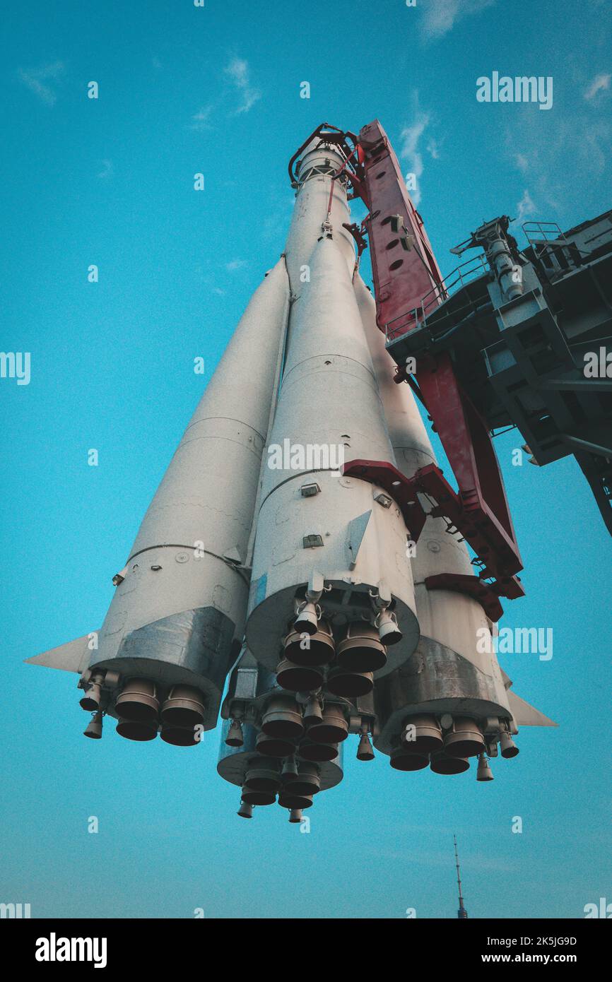 Die Wostok-Rakete hat in der Geschichte des russischen ...