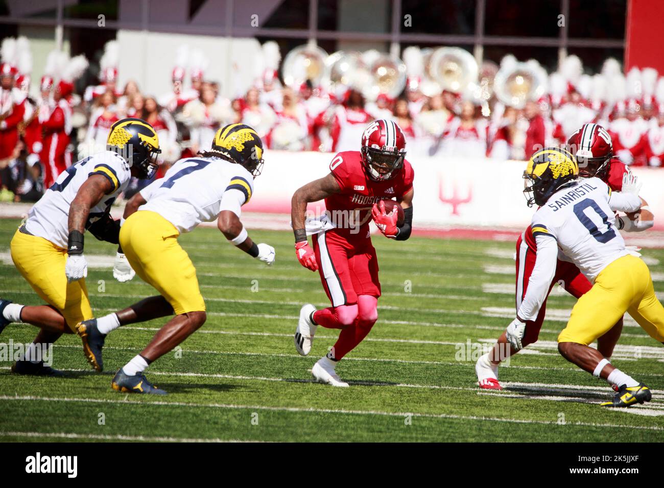 Bloomington, Usa. 08. Oktober 2022. Emery Simmons (0), ein ...