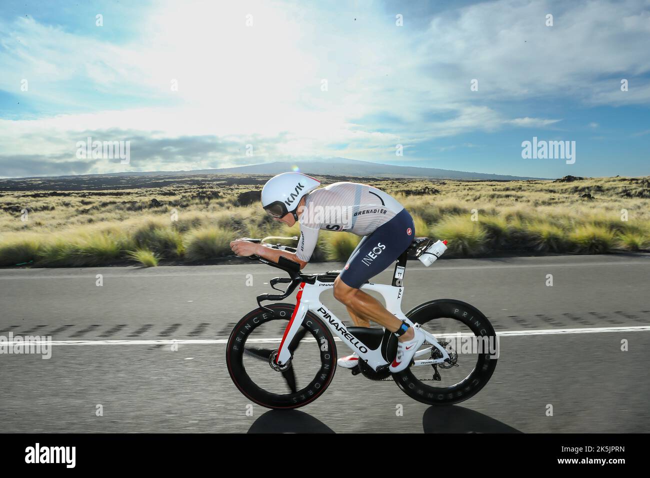 Der Australier cameron wurf wurde während des Hawaii Ironman Männer ...
