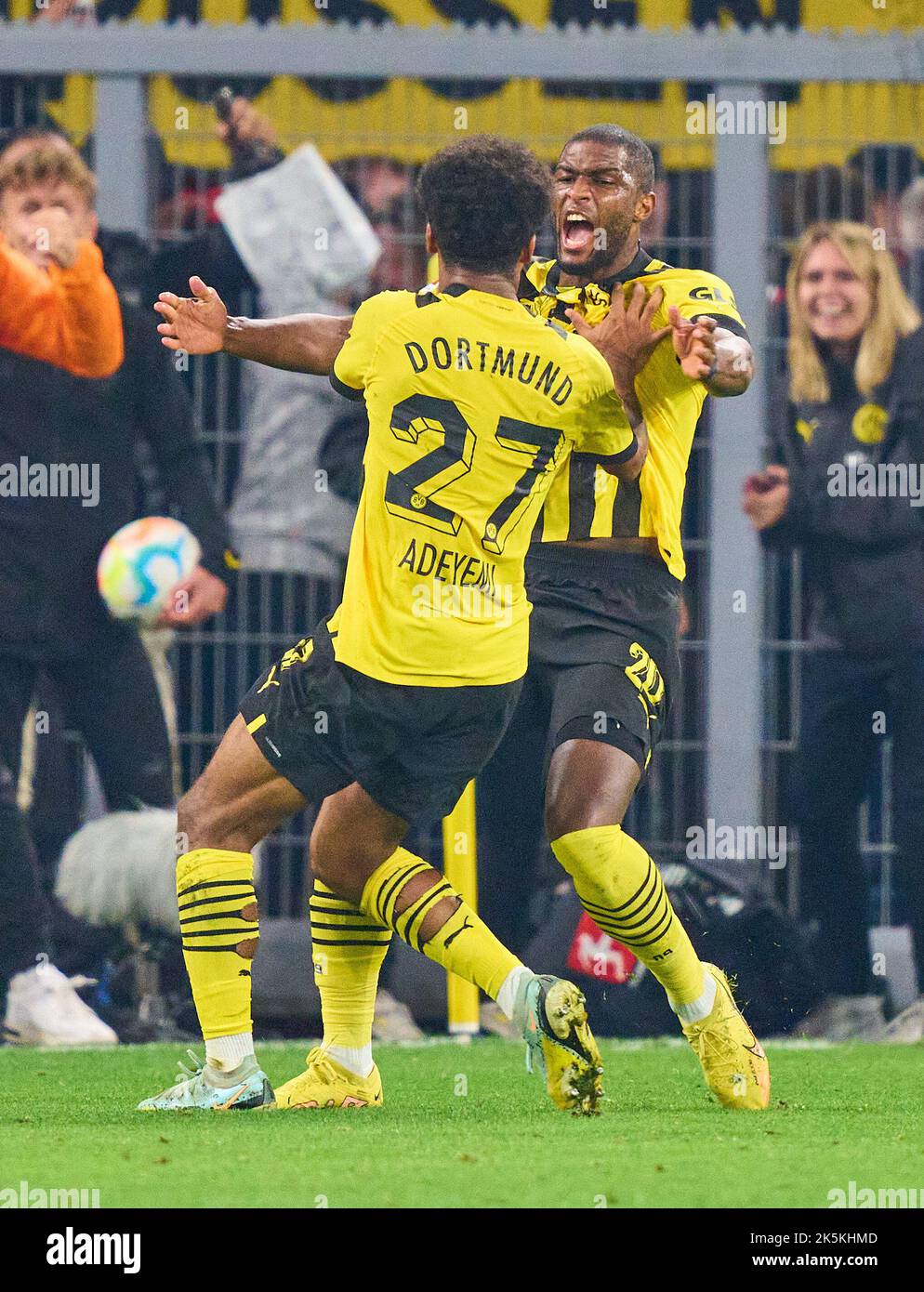 Anthony Modeste Nr. 20 BVB feiert sein Tor, glücklich, lachen, feiern ...