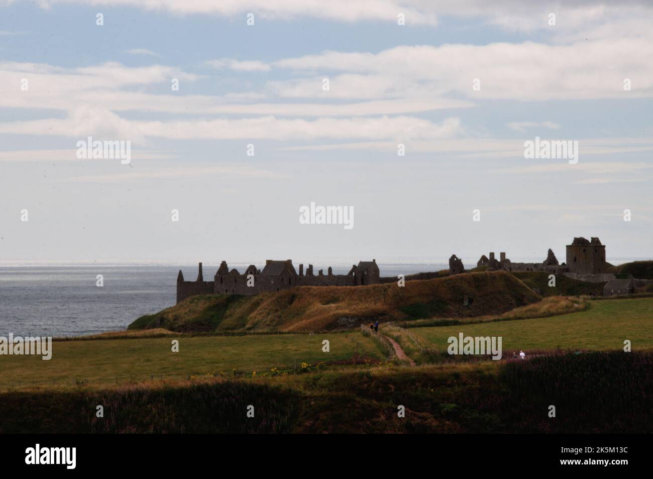 Die Ruine von Dunnottar Castle bei Stonehaven an der schottischen ...