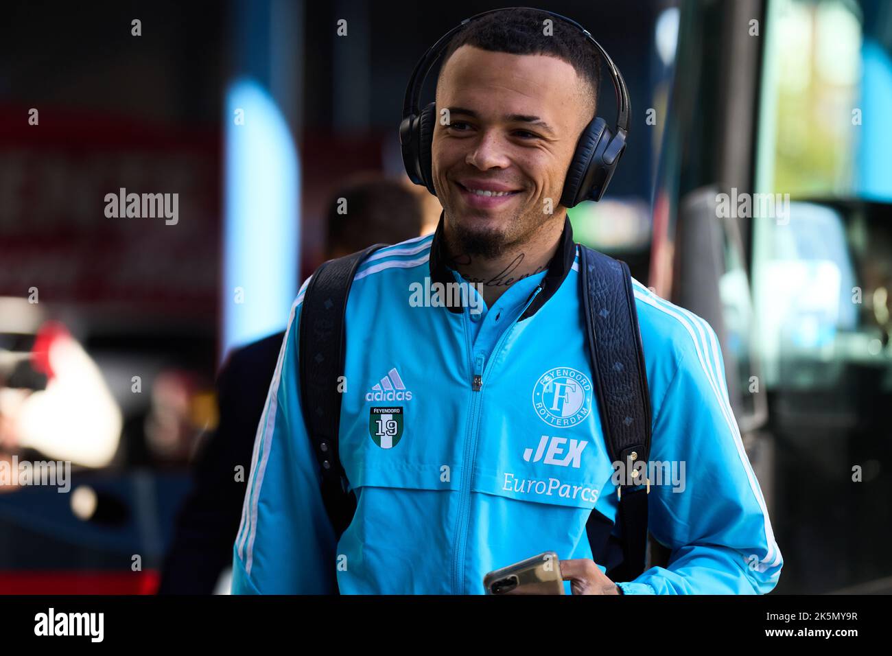 Rotterdam - Quilindschy Hartman von Feyenoord während des Spiels ...