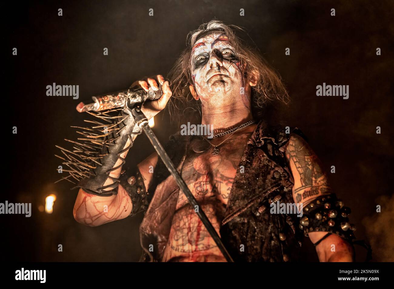 Oslo, Norwegen. 06., Oktober 2022. Die schwedische Black Metal Band Watain spielt ein Live ...