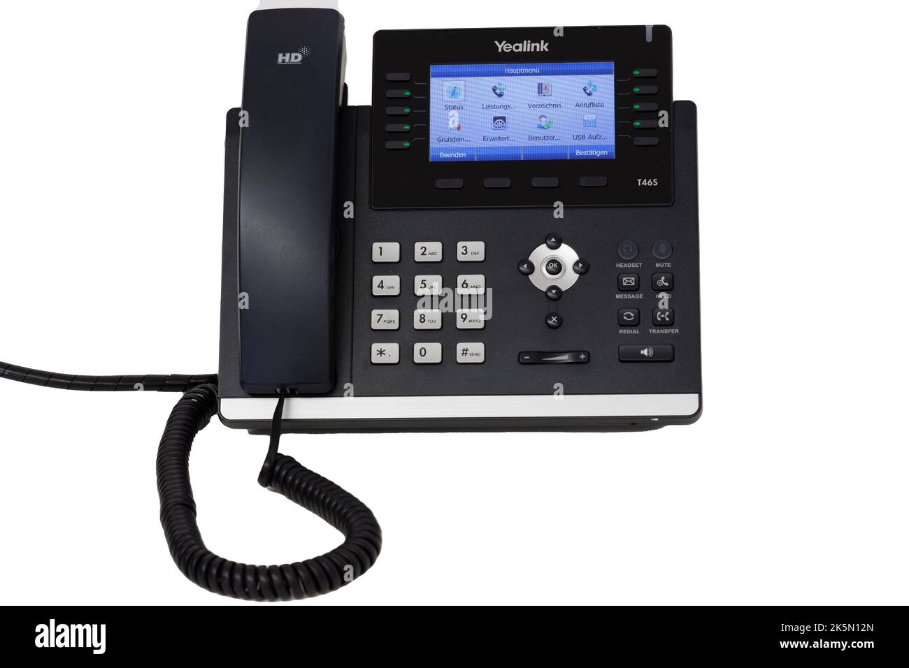 Treuchtlingen, Deutschland, 09. Oktober 2022: Das moderne Yealink T46S ...
