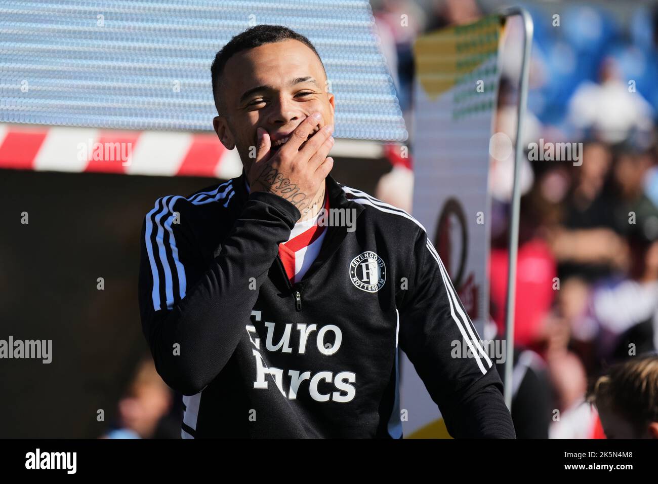 Rotterdam - Quilindschy Hartman von Feyenoord während des Spiels ...
