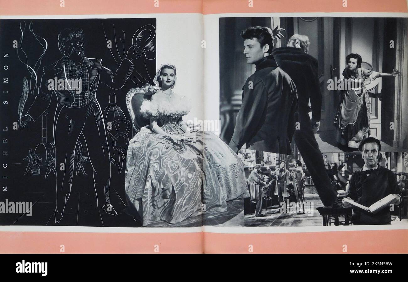 MICHEL SIMON SIMONE VALERE GERARD PHILIPE und NICOLE BESNARD in LA ...
