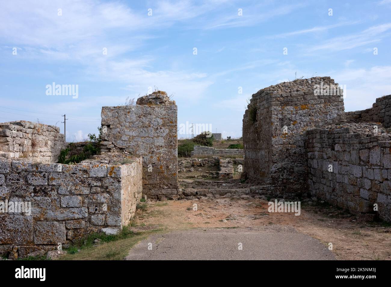 Cape kaliakra ist eine lange felsige landzunge -Fotos und -Bildmaterial ...