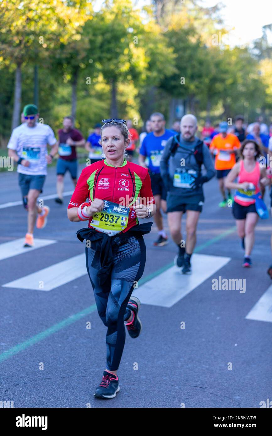 (C) Denis TRASFI/MAXPPP – à Paris le 09-10-2022 VREDESTEIN les 20km de ...