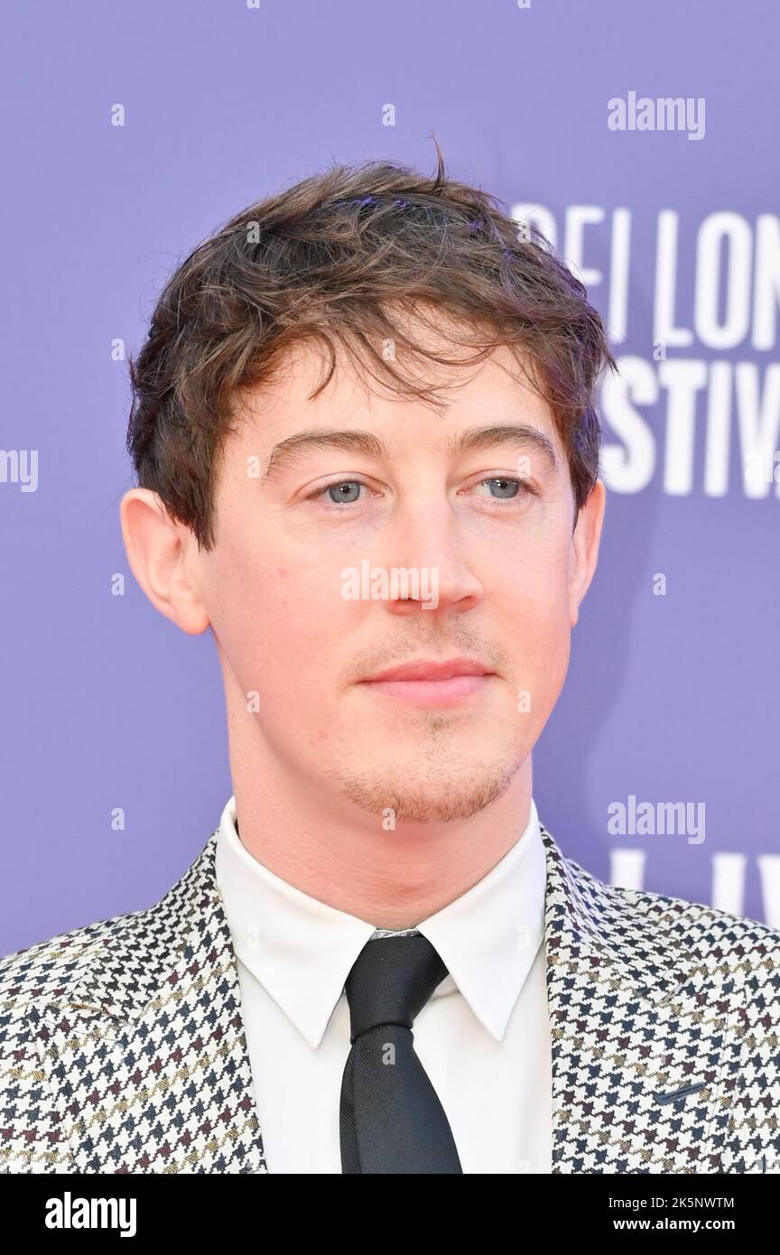 London, Großbritannien. 09. Oktober 2022. Alex Sharp kommt am 9 ...