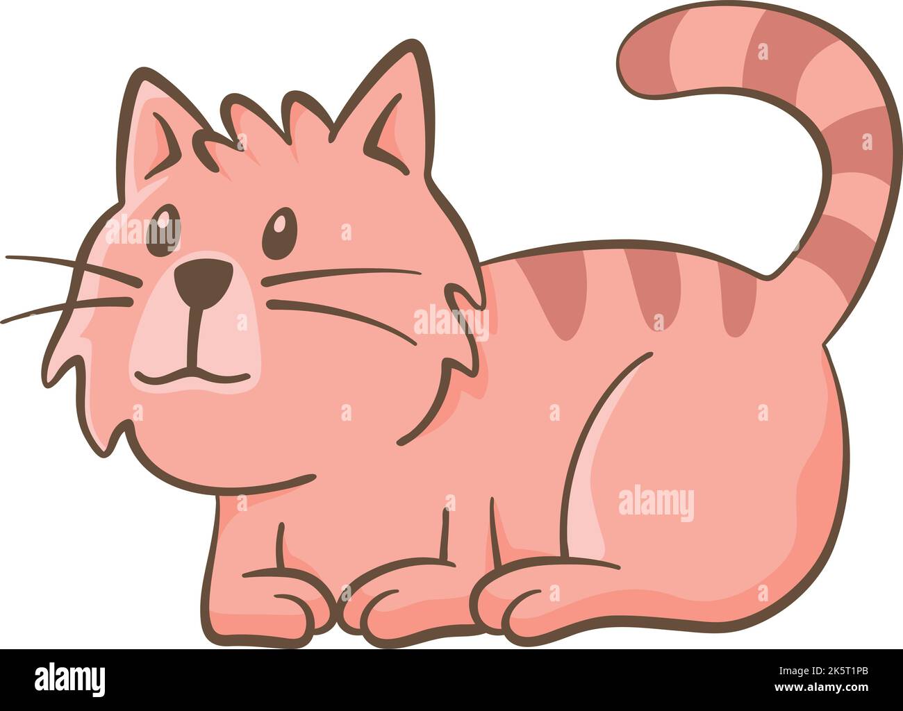 Katze liegen Stock-Vektorgrafiken kaufen - Alamy