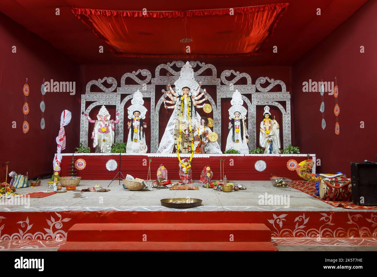 Minto Road Puja Samiti, Kali Mandir , New Delhi , Indien ,Dt-02 Oct ...