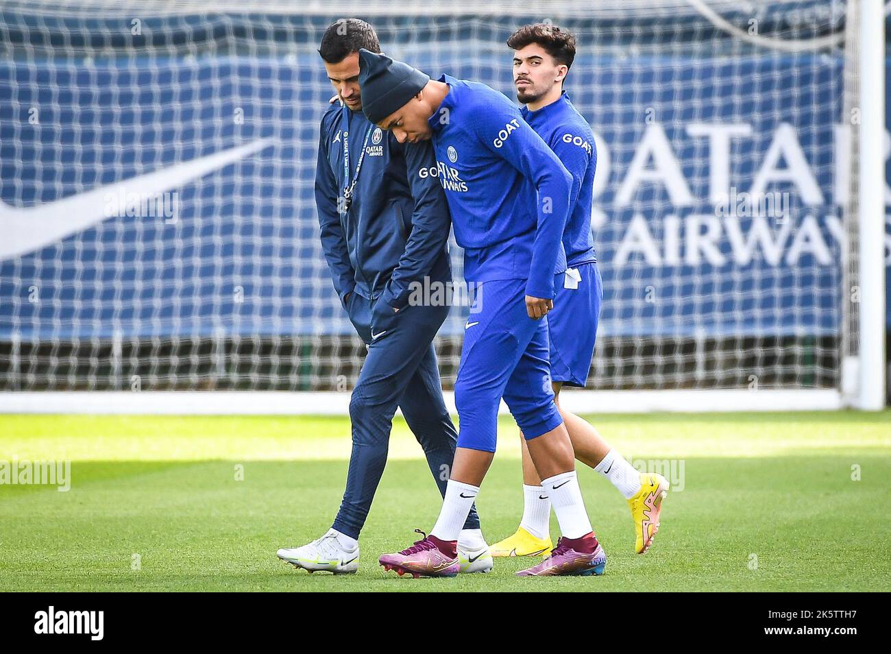 10. Oktober 2022, Rom, Frankreich: Kylian MMAPPE von PSG mit einem ...