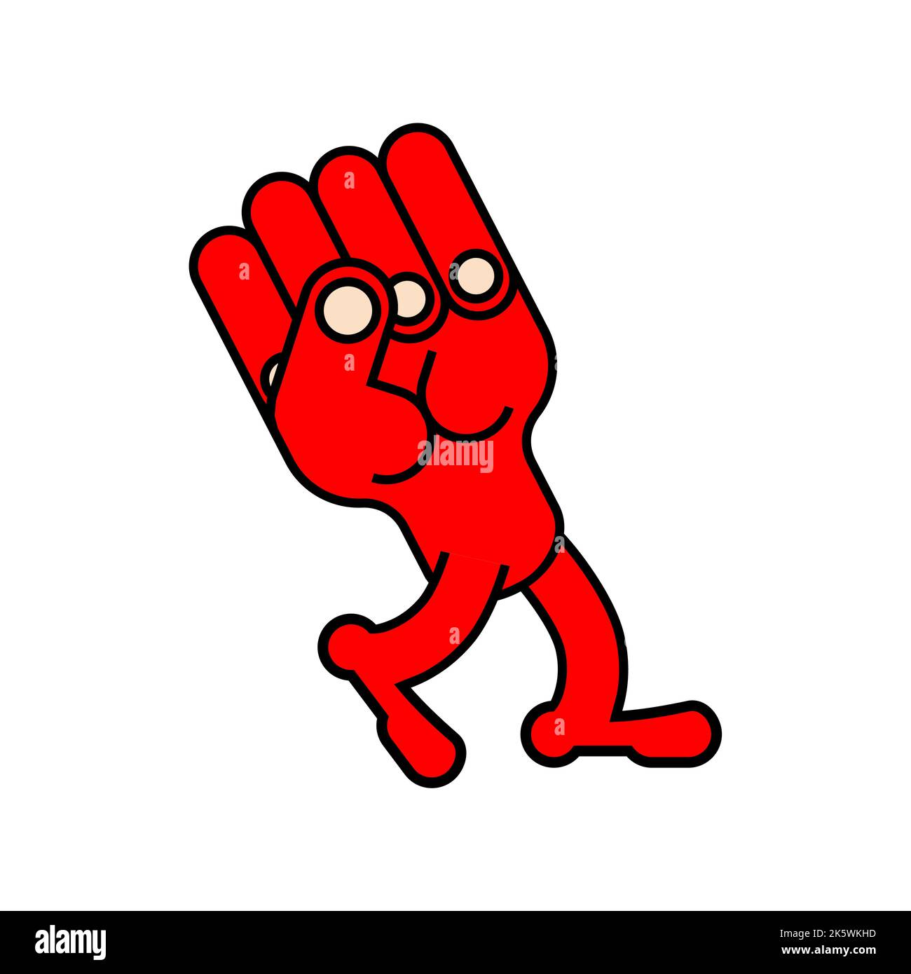 Mit der Faust. Mit der Faust. Vektorgrafik Stock-Vektorgrafik - Alamy