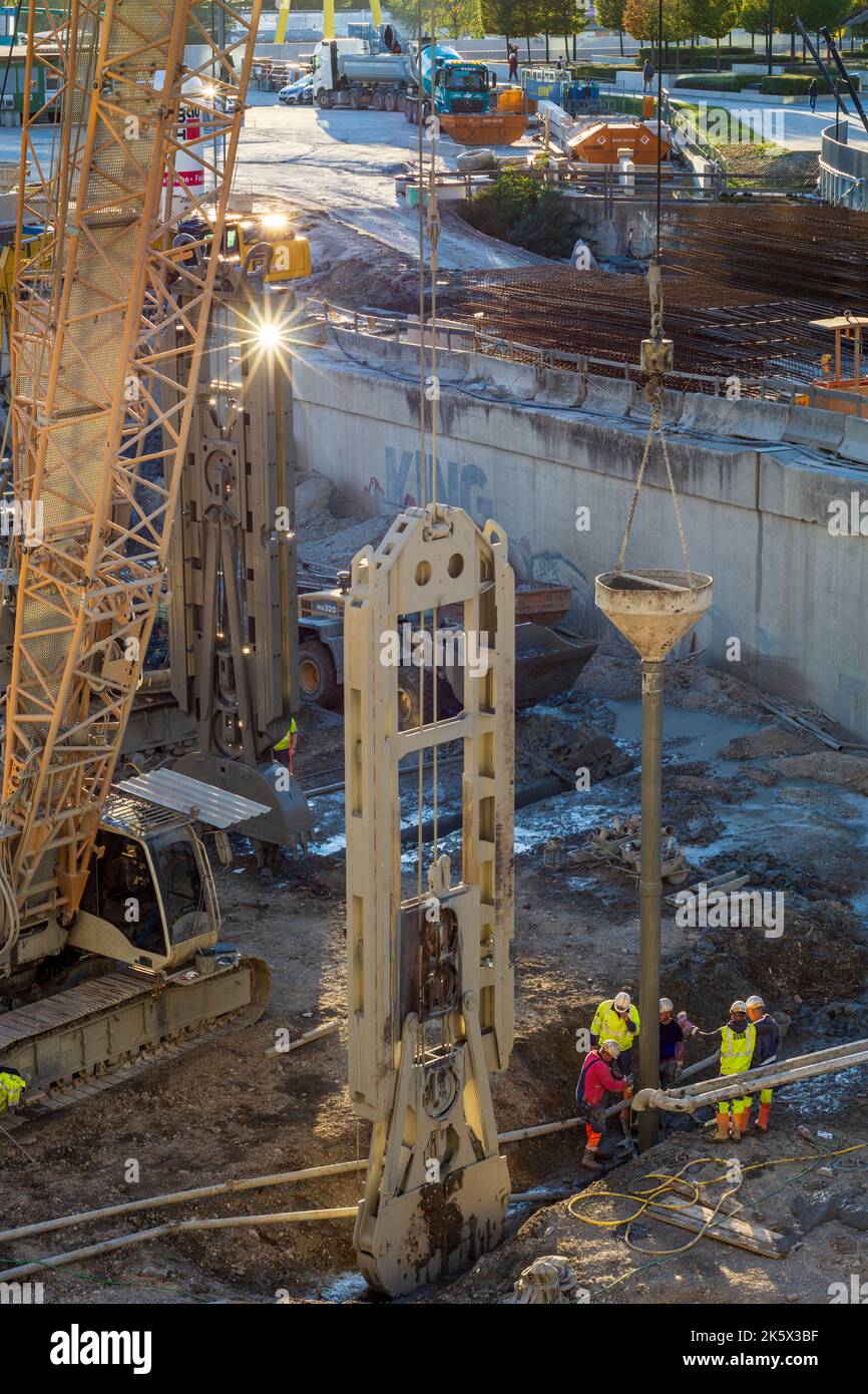 Baustelle des projekts dc tower 2 in donaustadt 22 -Fotos und -Bildmaterial in hoher Auflösung ...