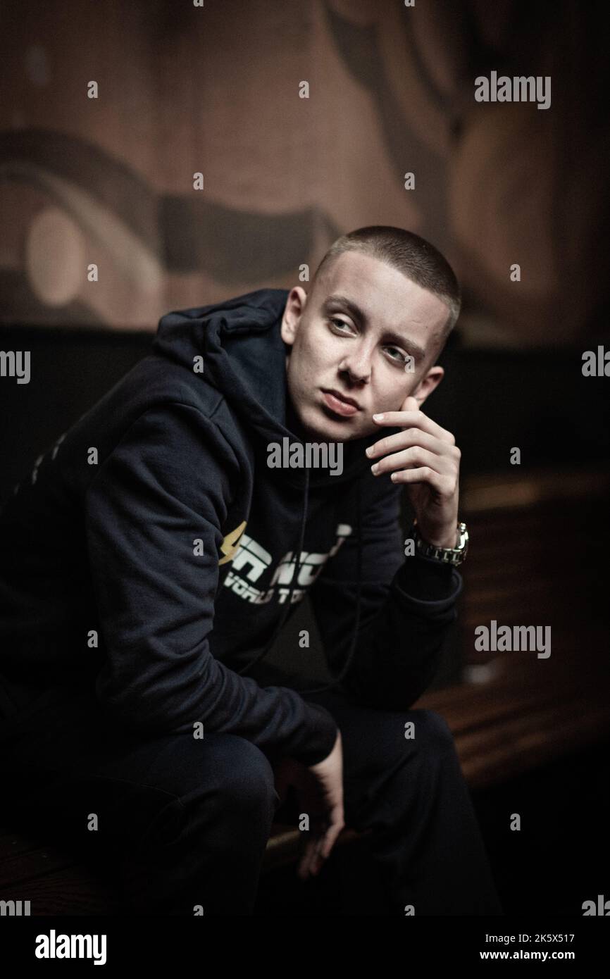 Paris, Frankreich, 31. Januar 2020. Der britische Rap-Sänger aus ...