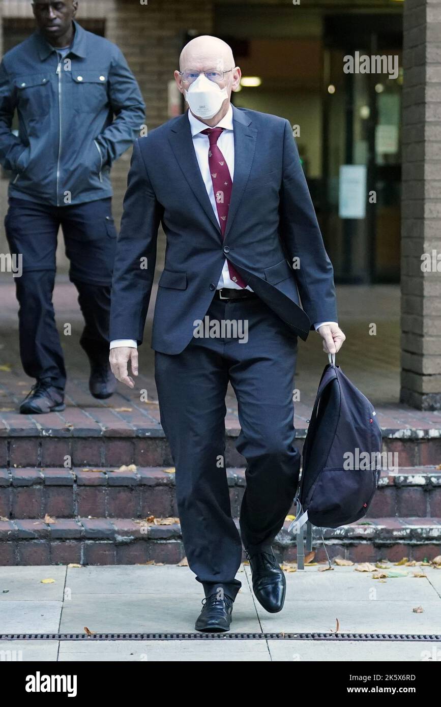 Michael Van ERP verlässt das Southwark Crown Court in London. Paul Lyon ...