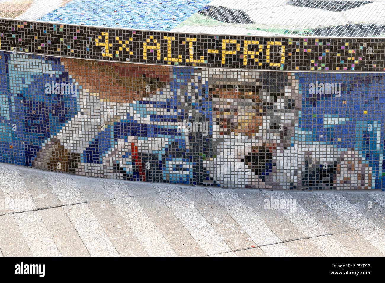Vince Young-Bild auf dem Brunnen im Harris County Houston Sports ... Vince Young-Bild auf dem Brunnen im Harris County Houston Sports ...