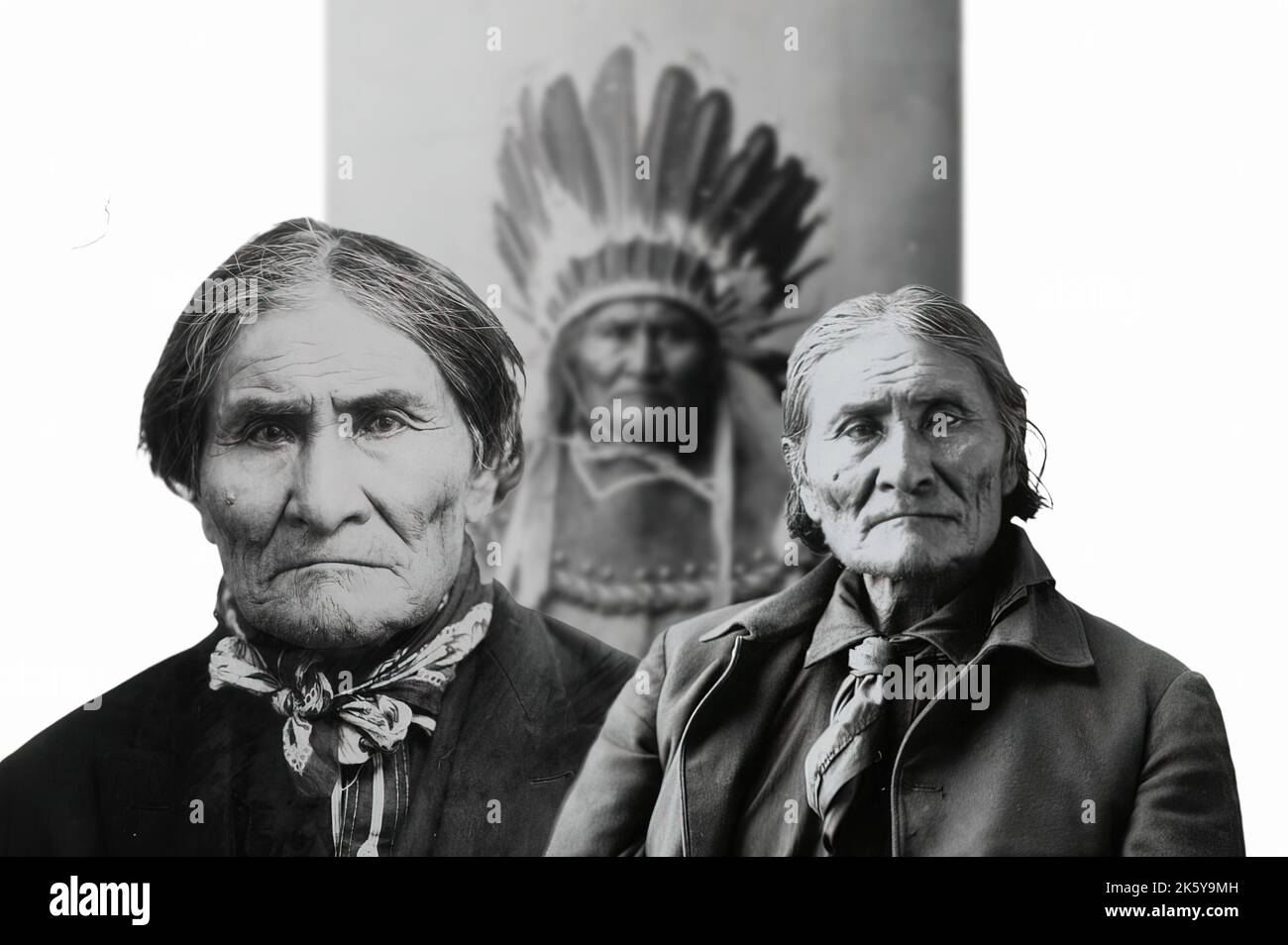 Geronimo war der berühmteste Apache-Chef und kämpfte über ...