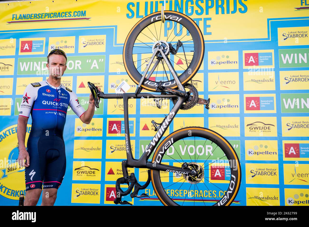Kapellen, Belgien 11. Oktober 2022. Der Belgier Iljo Keisse von Quick ...