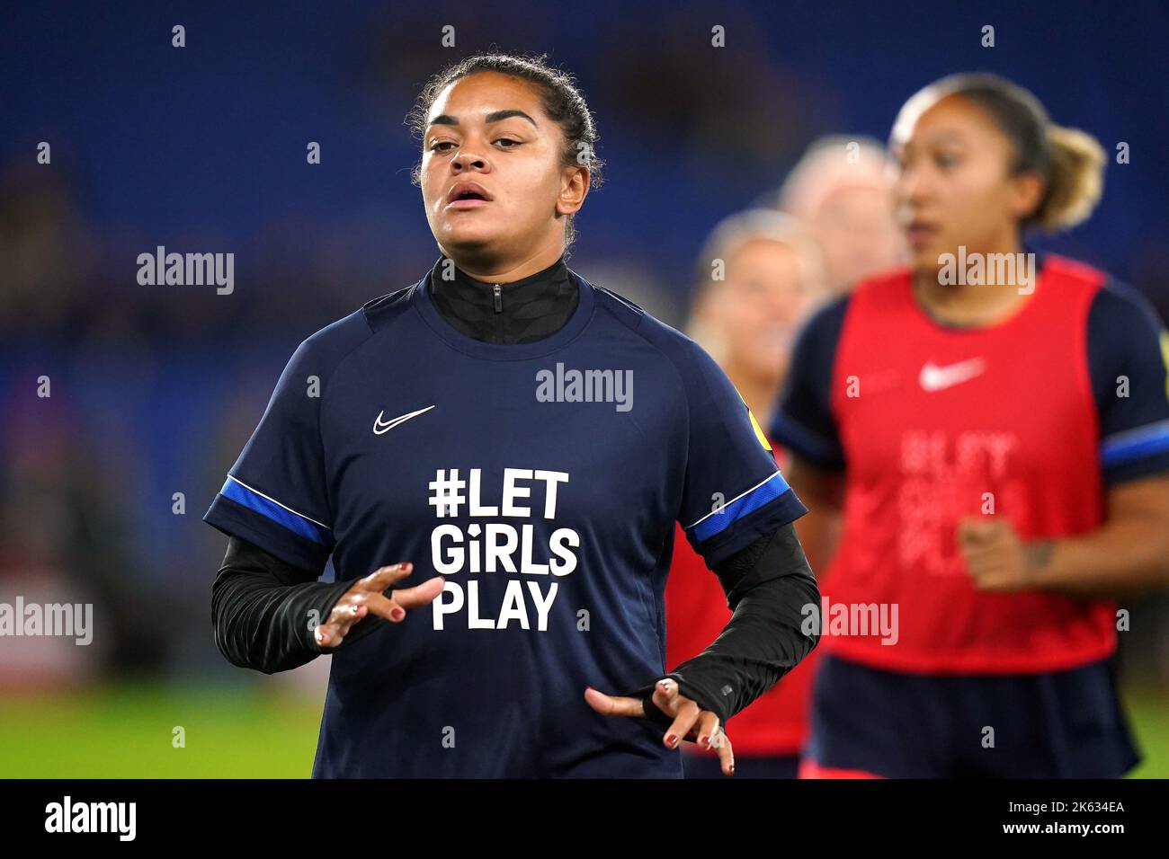 Vor dem internationalen Freundschaftsspiel der Frauen im Amex Stadium ...