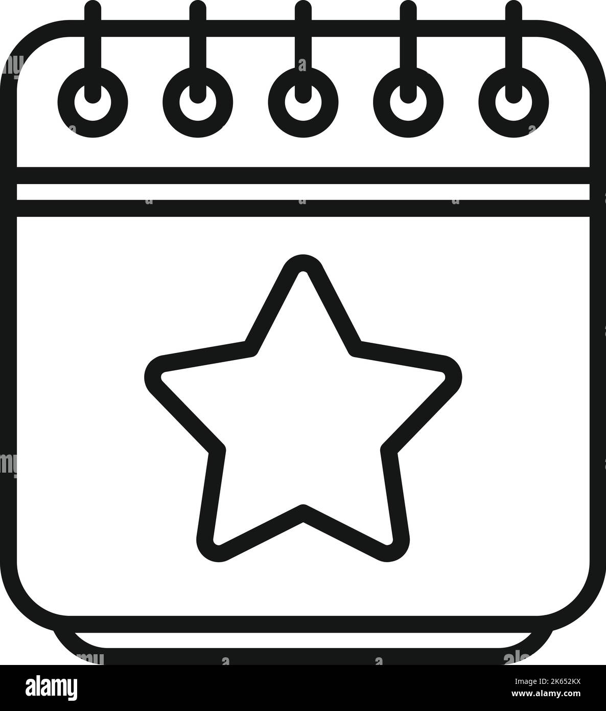 Gliederungsvektor für Ereigniskalender-Symbole. Arbeitsplan ...