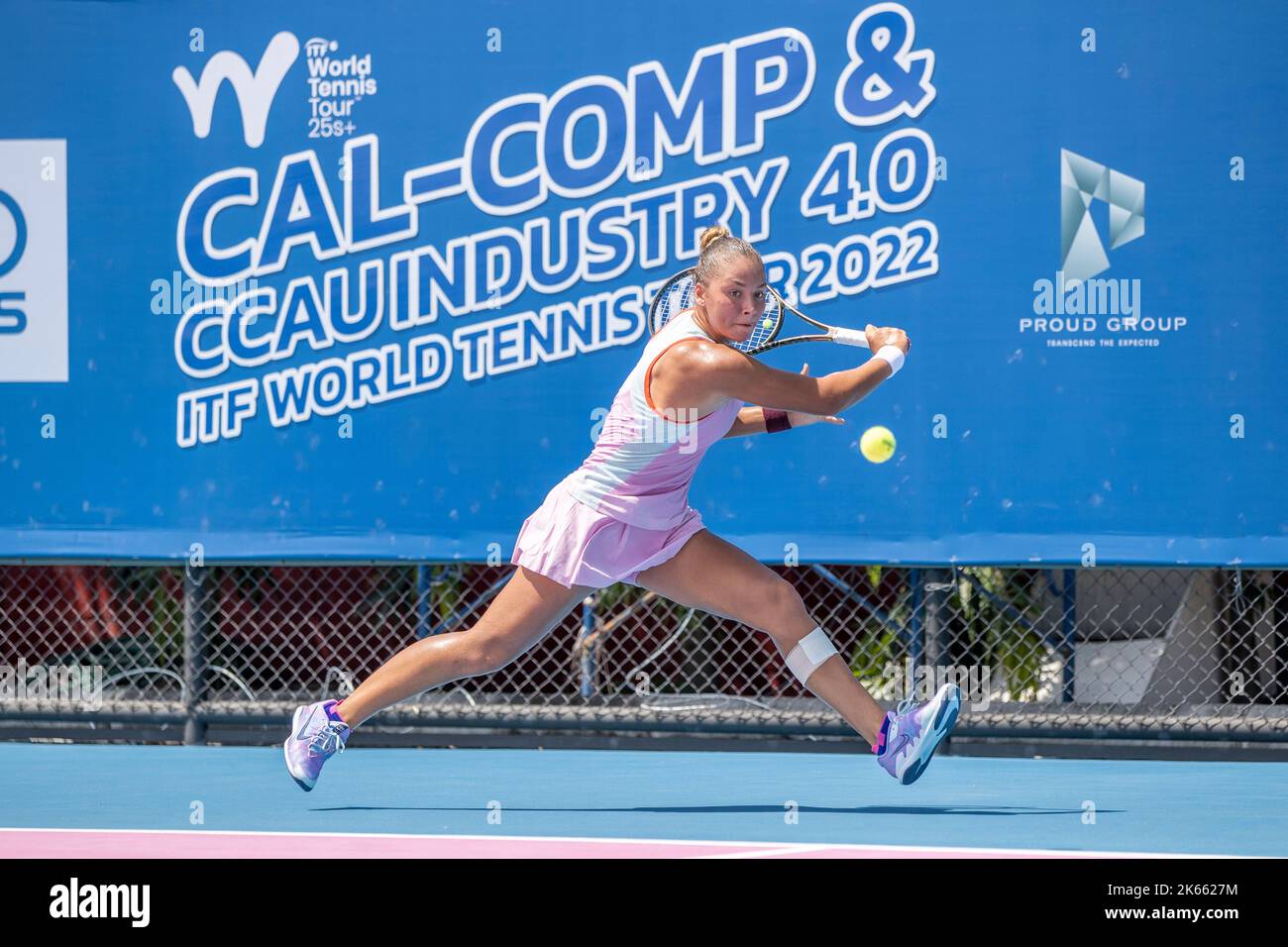 HUA HIN, THAILAND – 12. OKTOBER: Sofia Costulas aus Belgien im ersten ...