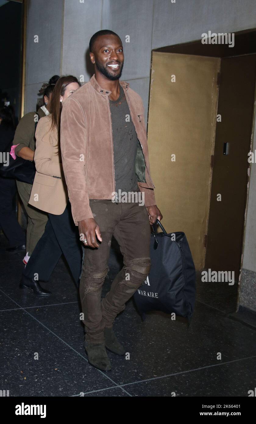 Aldis Hodge bei der Today Show, um über den neuen Film Black Adam zu ...