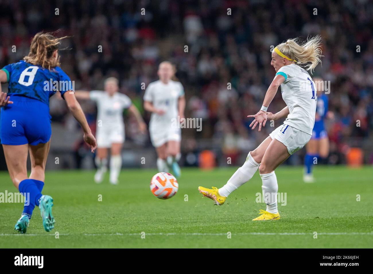 Freitag, 7.. Oktober 2022. Chloe Kelly. England vs USA. International ...