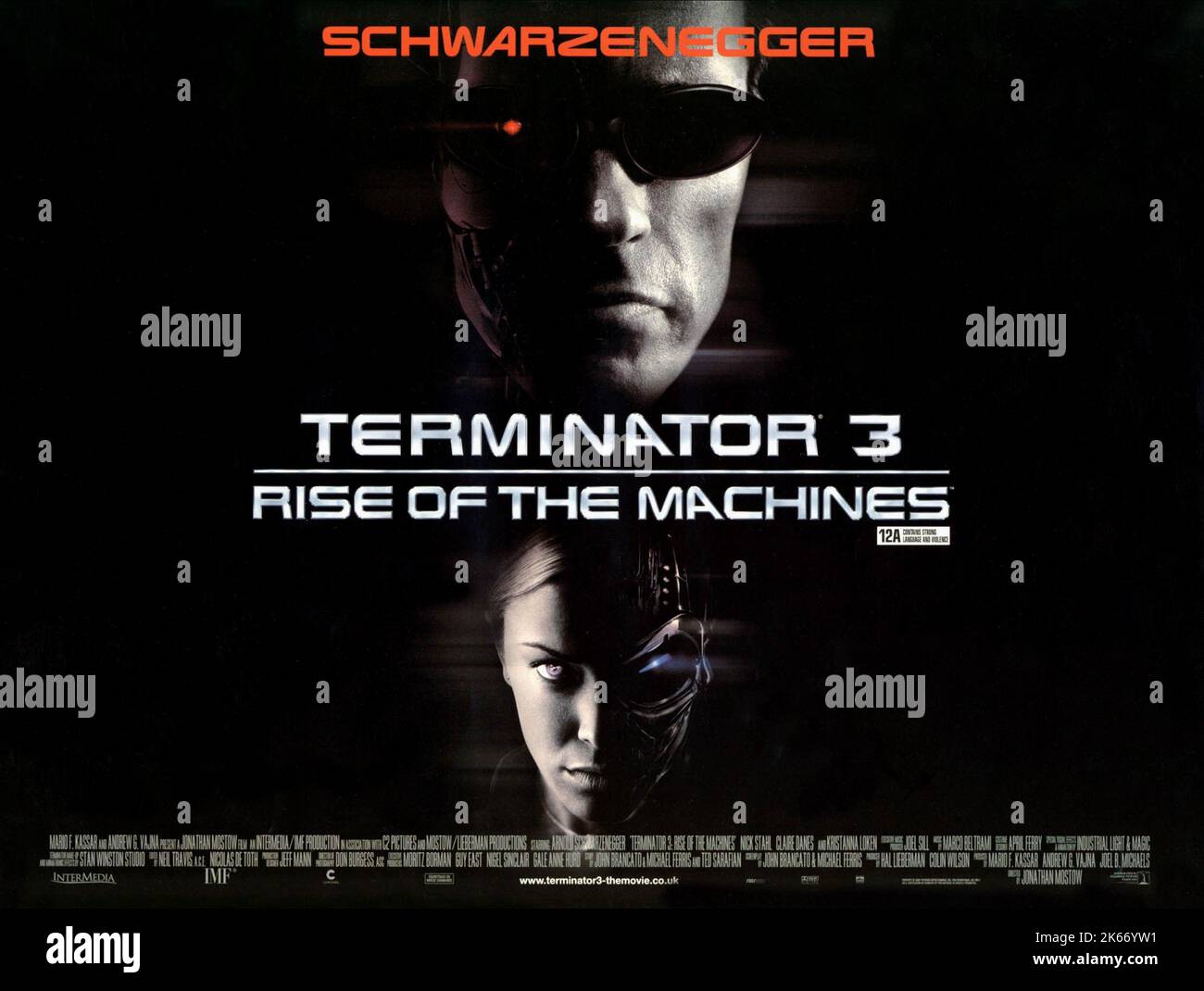 El Cartel De Terminator 3 Terminator 3 Rebellion Der Maschinen (USA,