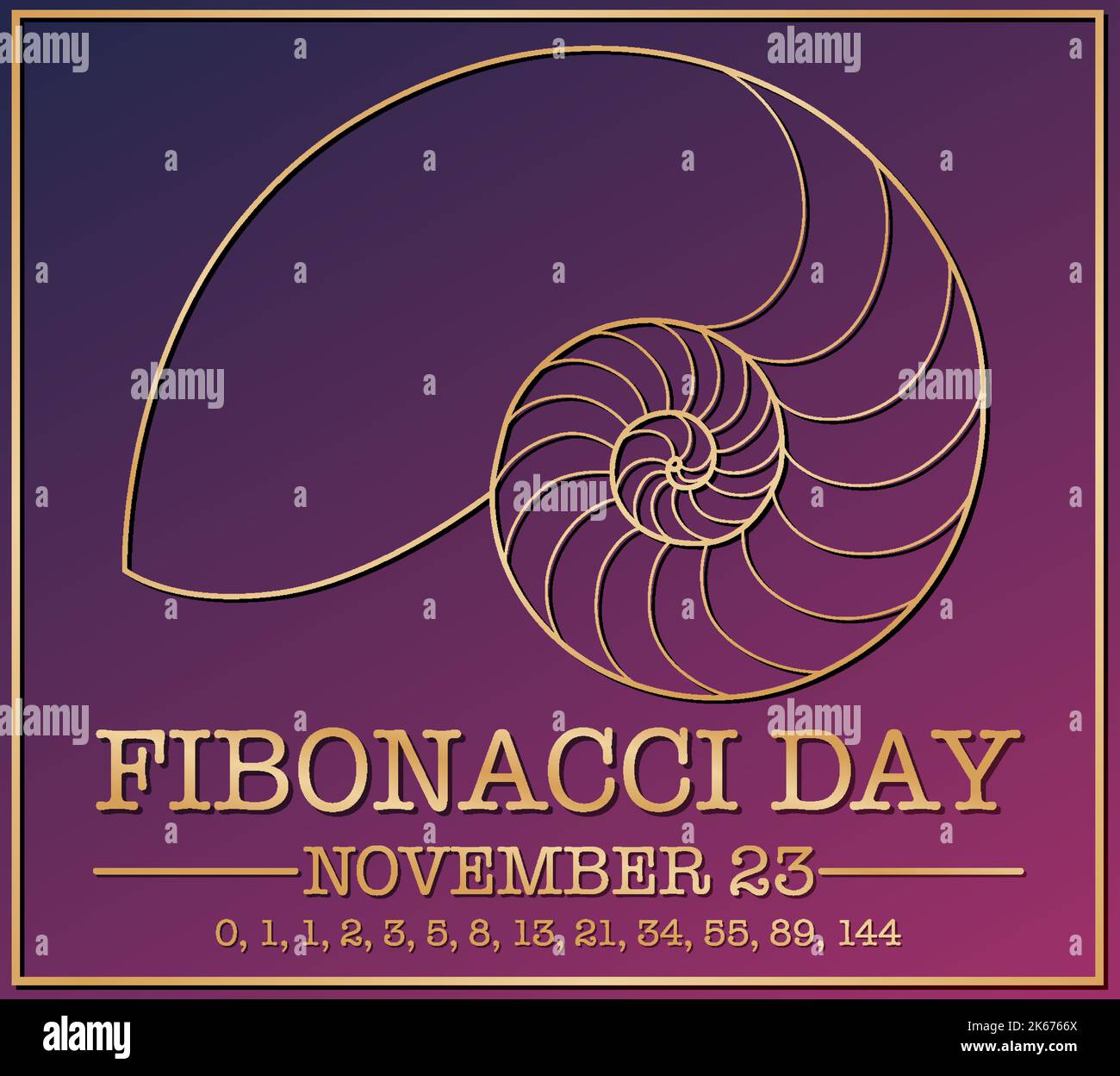Fibonacci bild Stock-Vektorgrafiken kaufen - Alamy