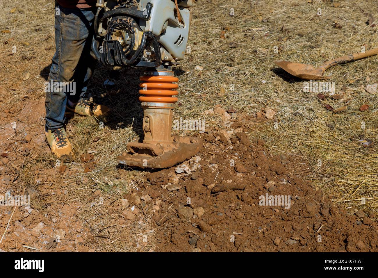 Stopfmaschine Verdichter Werkzeug Vibrationsplatte Springen bei ...
