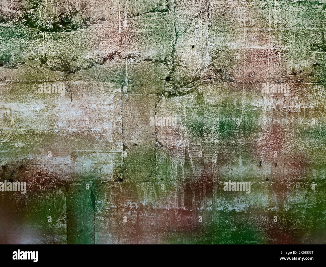 Ein Beton Stuck Putz Gothic rustikal Burgmauer Fort verwittert Alter ...