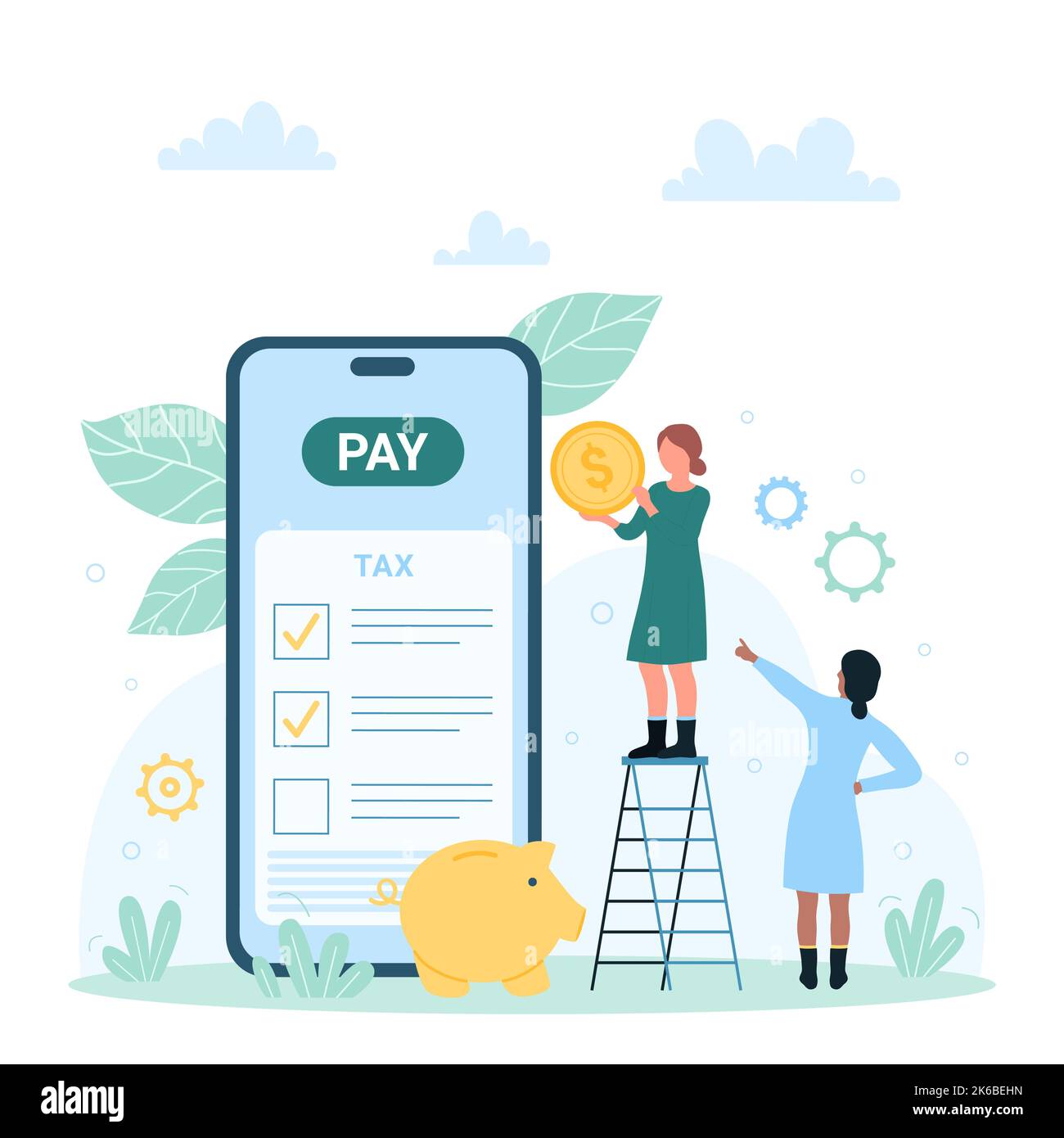 Tax form cartoon -Fotos und -Bildmaterial in hoher Auflösung – Alamy