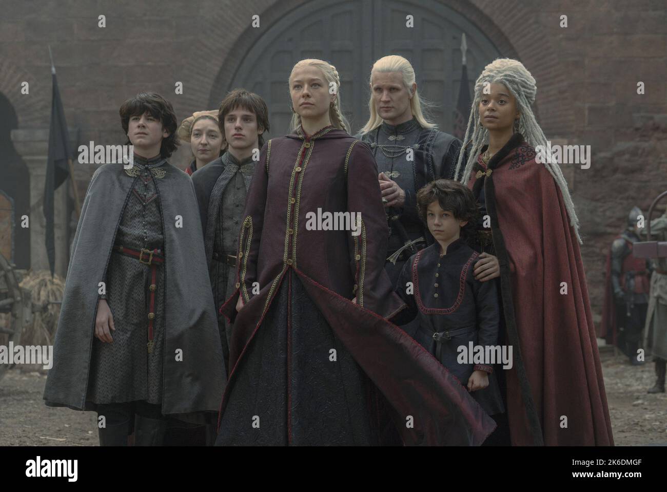 Elliot Grihault, Harry Collett, Emma D'Arcy, Matt Smith, Phoebe Campbell, „Haus des Drachen ...