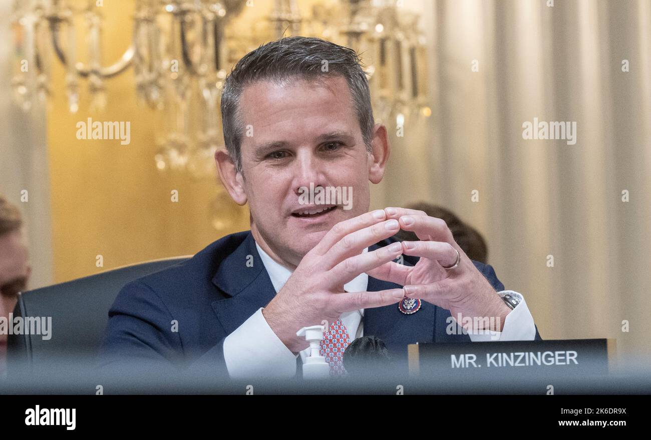 Der Vertreter der Vereinigten Staaten, Adam Kinzinger (Republikaner von ...