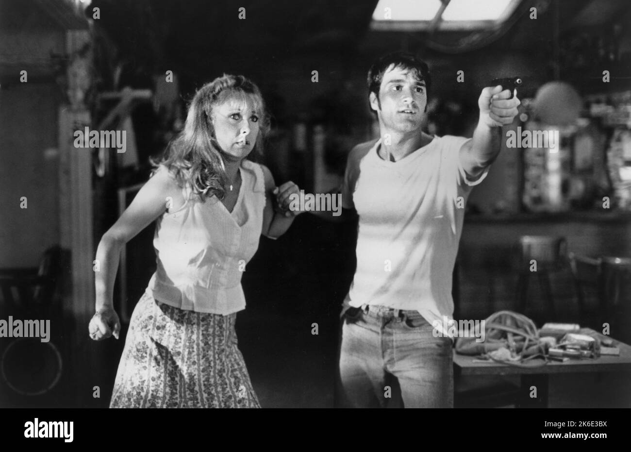 Teri Garr, Elias Koteas, am Set des Films „Full Moon in Blue Water ...