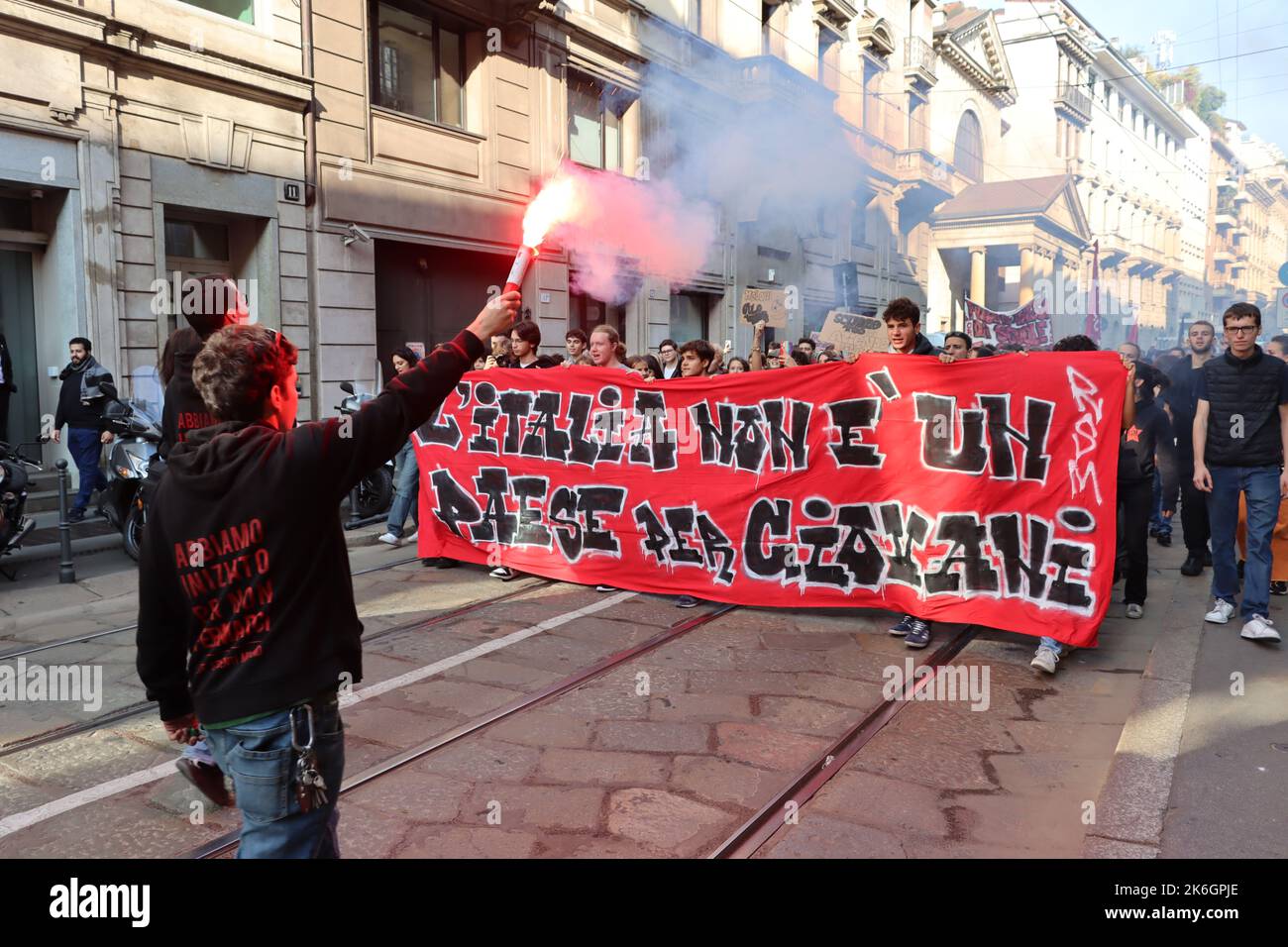Demonstration gegen die meloni regierung -Fotos und -Bildmaterial in ...