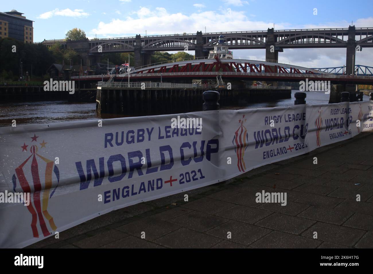 Newcastle upon Tyne UK, 14.. Oktober 2022, Rugby League World Cup ...